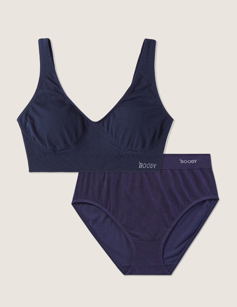 Undertøjssæt | Full Brief + Shaper Crop Bra | Bambus Undertøj Til ...