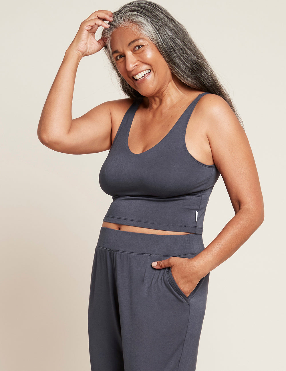 Shelf Bra Crop Top